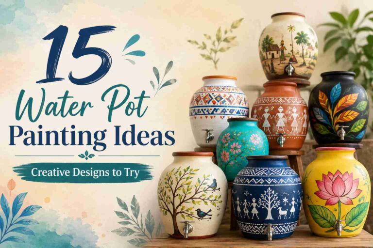 15 Water Pot Painting Ideas: Creative Designs to Try