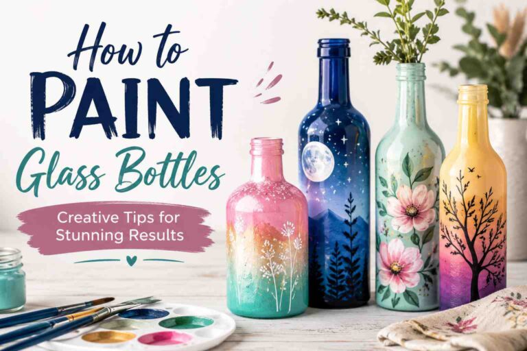 How to Paint Glass Bottles: Creative Tips for Stunning Results